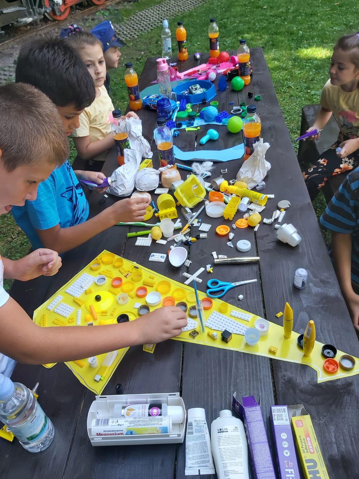 Creative recycling with Jajce kids - COD Jajce
